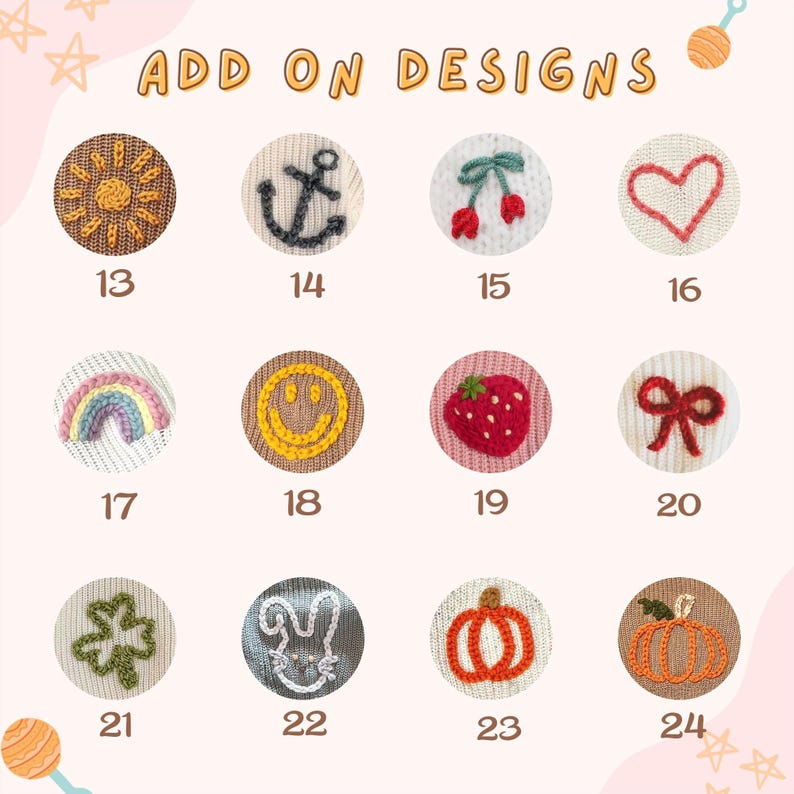 Add on Hand Embroidery Designs - Etsy