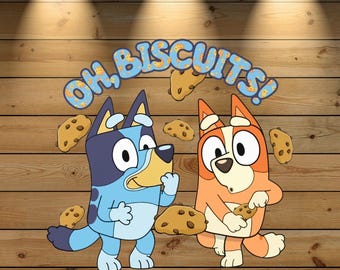 Custom Bluey Family Ready to Press DTF Print, Bluey Characters Ready to ...