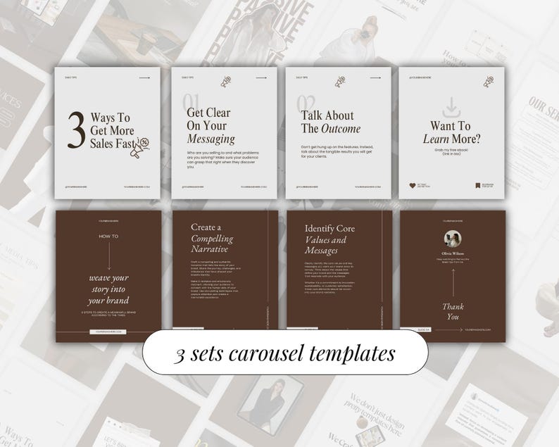 MRR Instagram Templates Aesthetic | Master Resell Rights | Canva ...