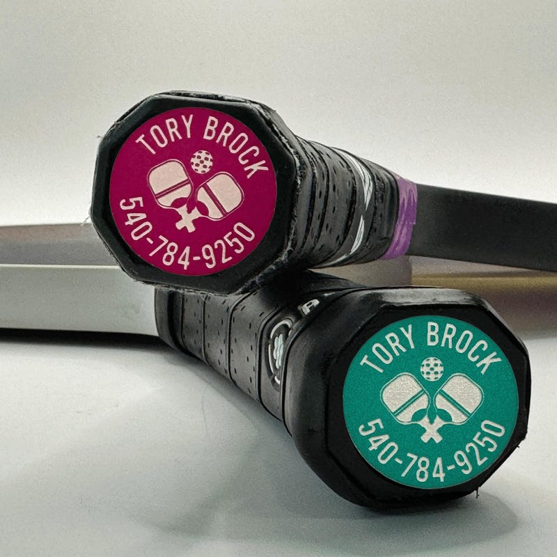 Pickleball Racket Labels - Etsy