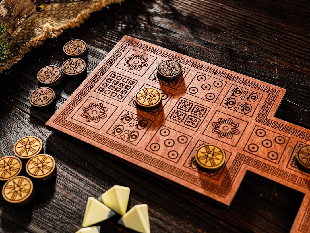 The Royal Game of Ur, Game of Ur Replica, Mesopotamian Game, Sumerian ...