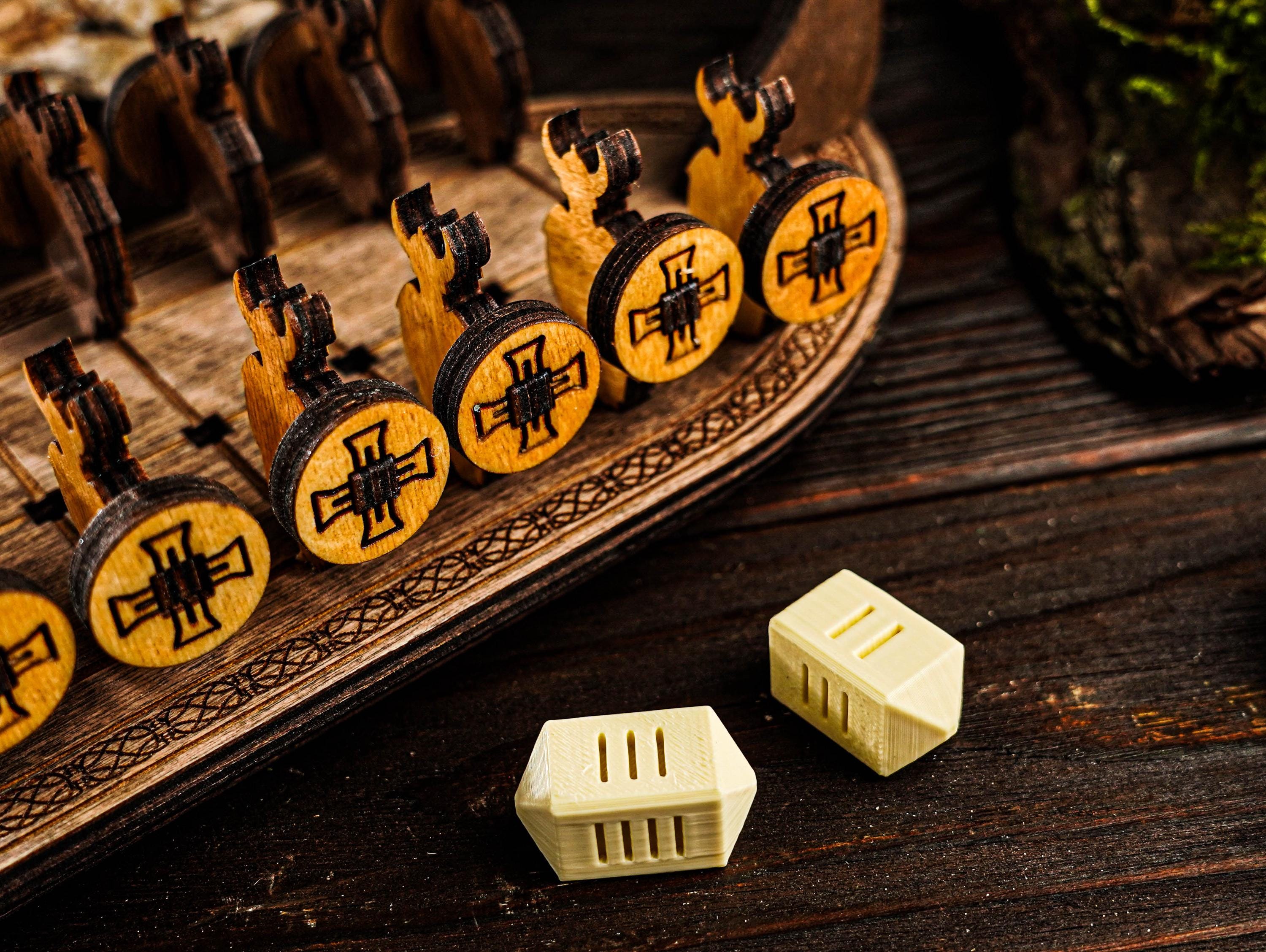 Daldos Board Game, Viking Ship Board Game, Traditional Norse Game ...