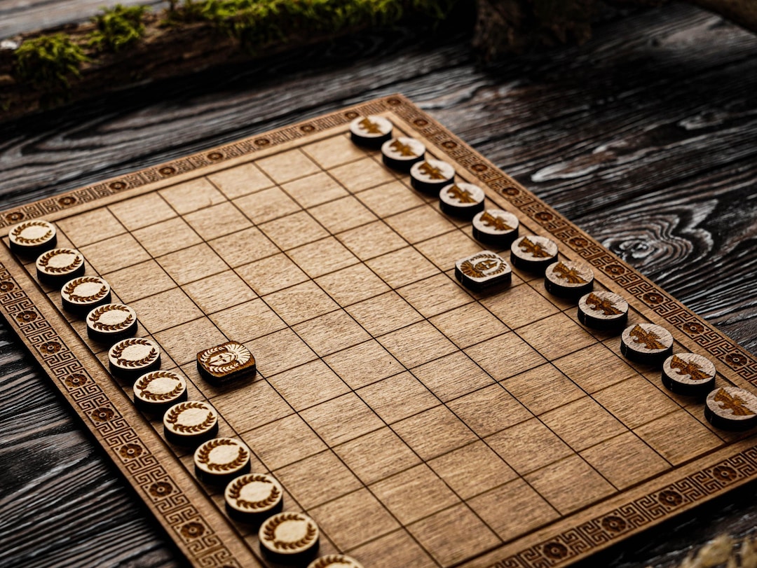 Latrunculi Board Game, Roman Strategy Game, Ancient Board Game, Roman ...