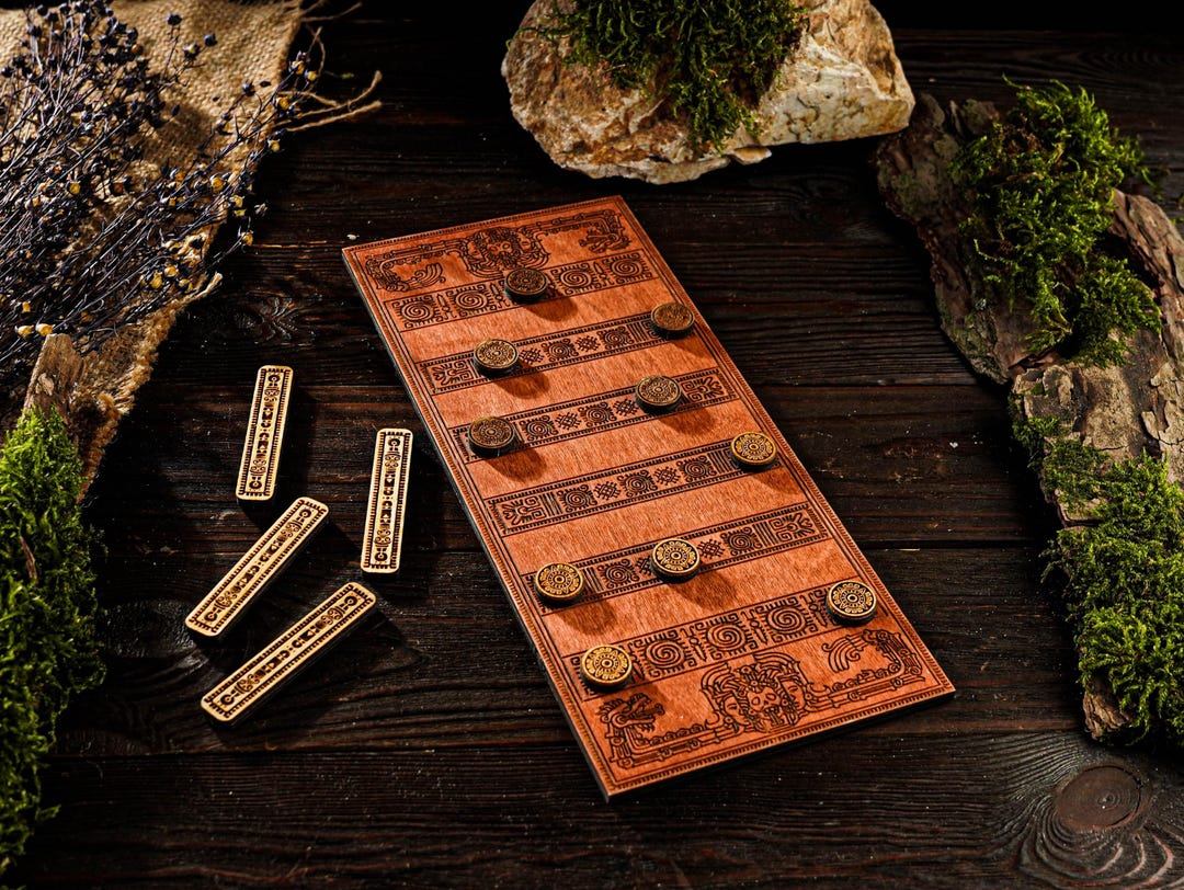 Puluc Board Game, Mayan Board Game, Puluc Game Replica, Native American ...