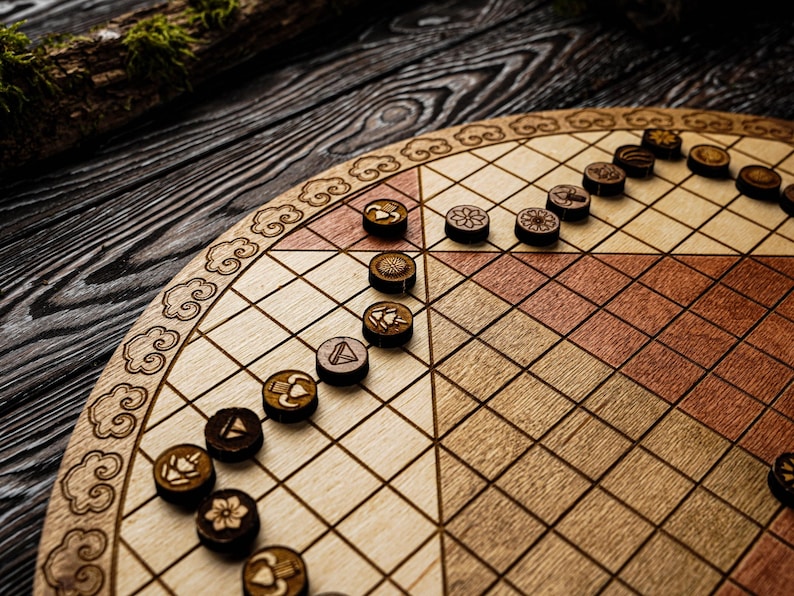 Pai Sho Board Game, the Last Airbender Game, Legend of Avatar Board ...