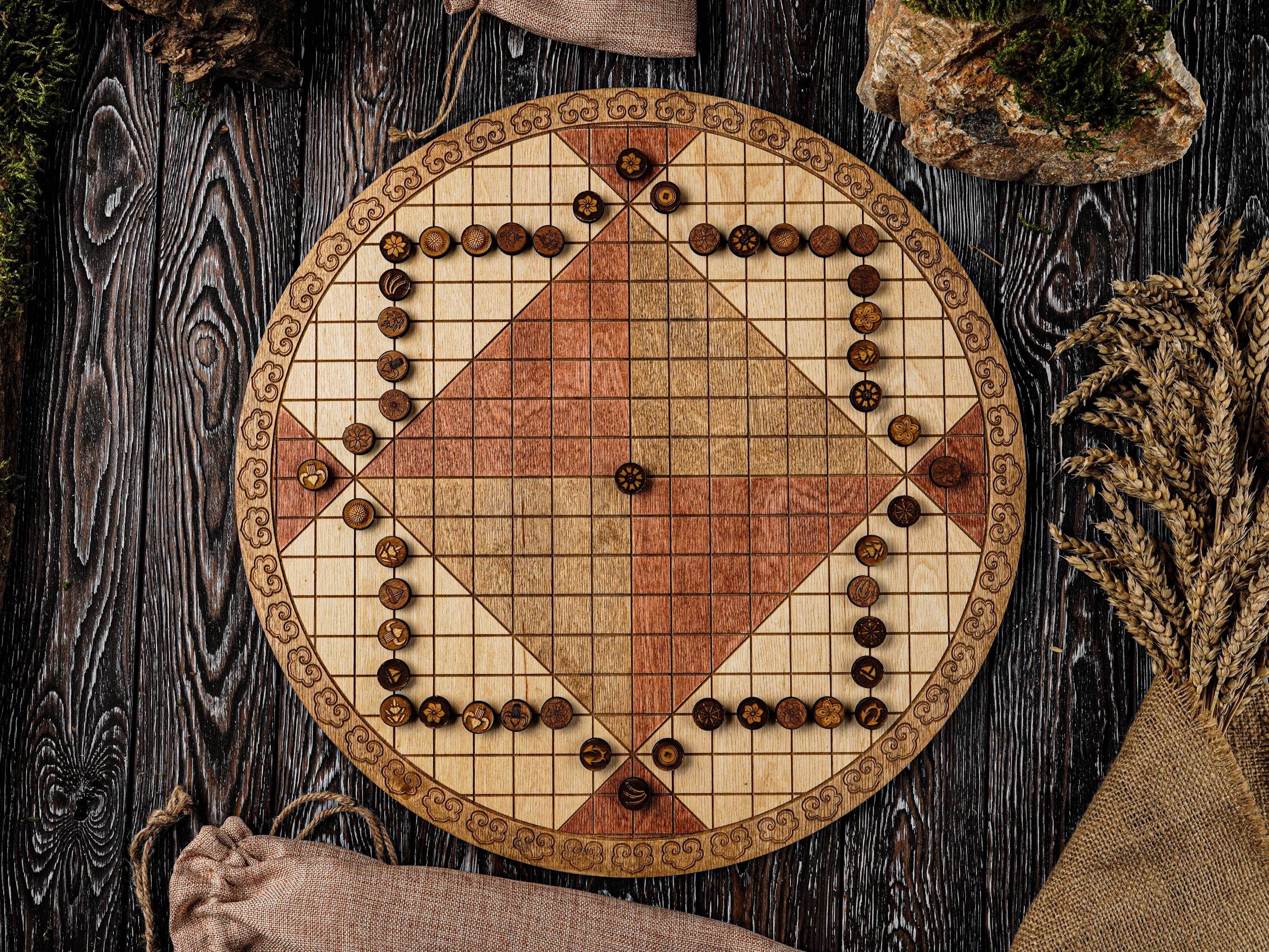 Pai Sho Board Game, the Last Airbender Game, Legend of Avatar Board ...