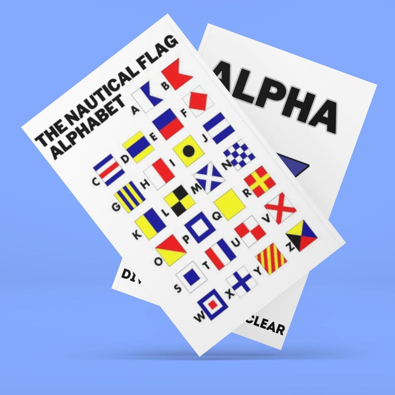 Nautical Alphabet - Etsy