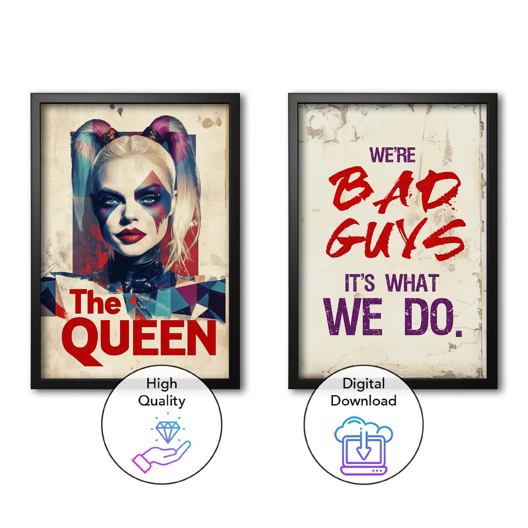Set of 2 - Urban Legend - Printable Digital Art - Retro Movie Poster ...