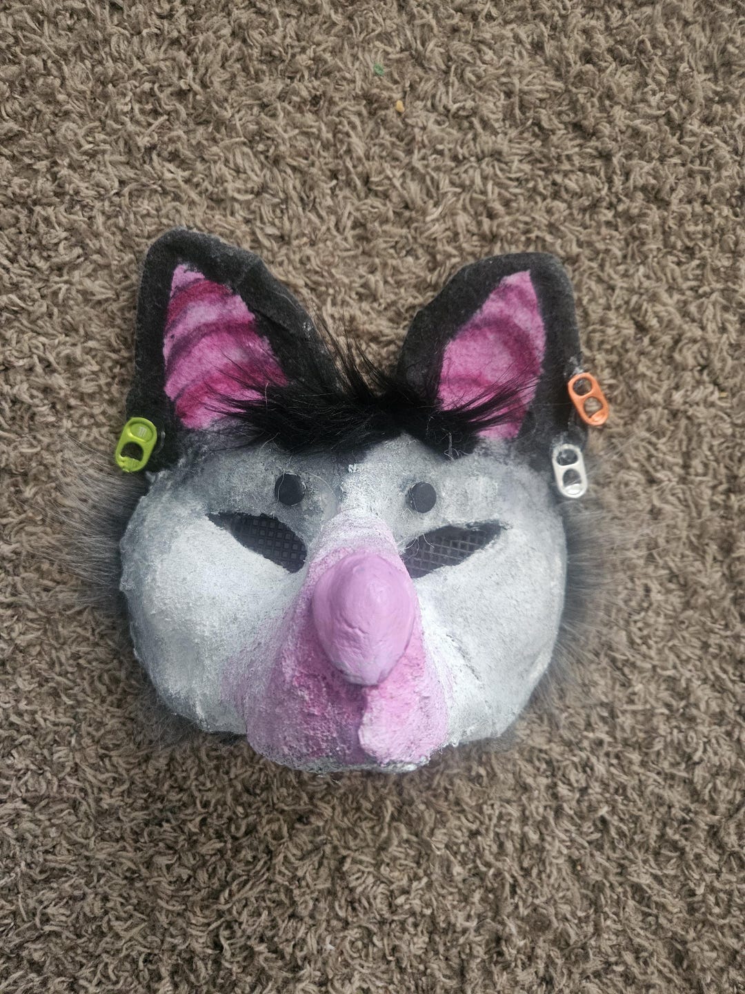 Therian Mask, Possum Mask | Hand Made by Me | a Old Attempt at a Possum ...