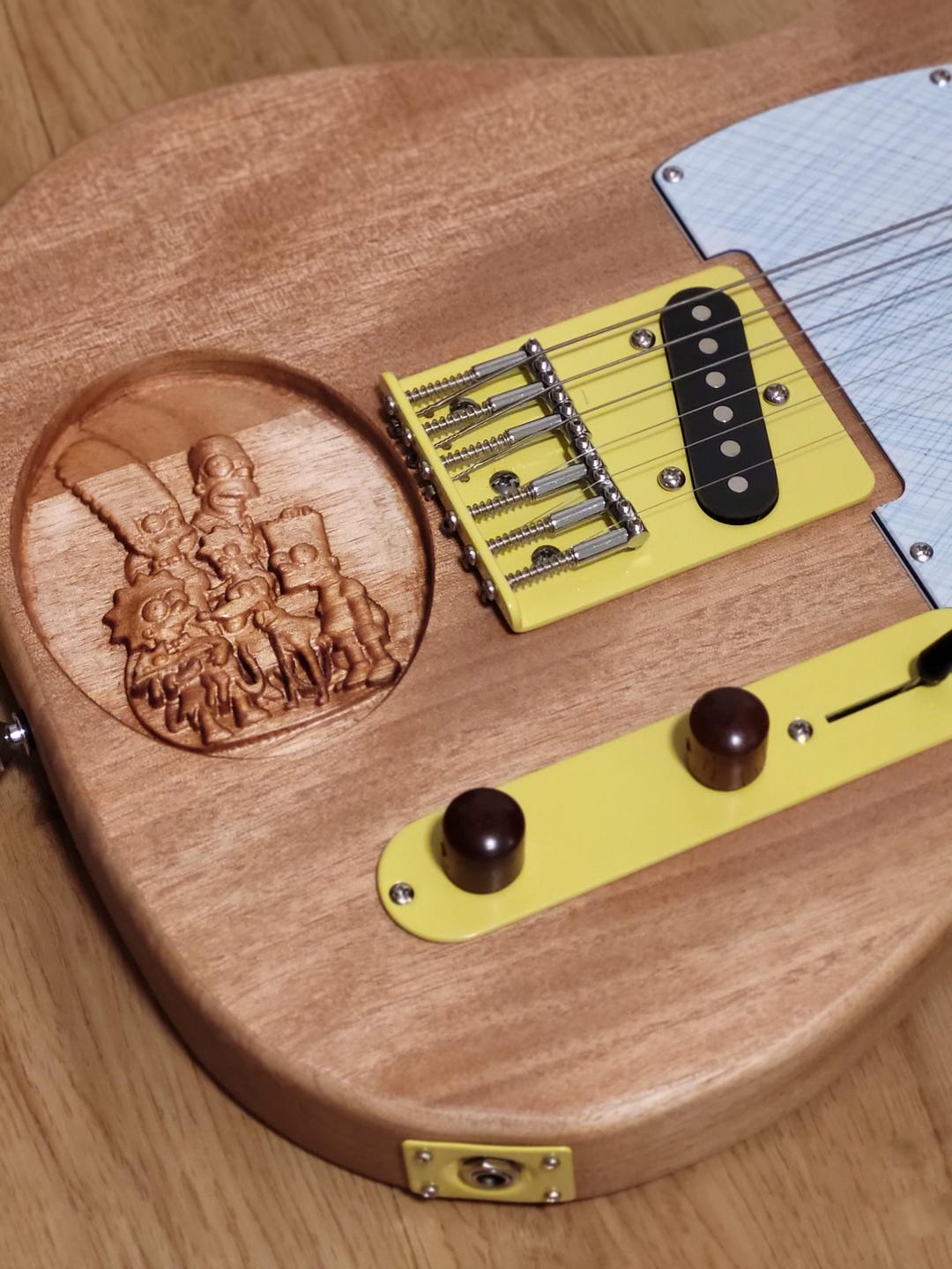 Simpsons Telecaster Steel Guitar Electric Guitar - Etsy