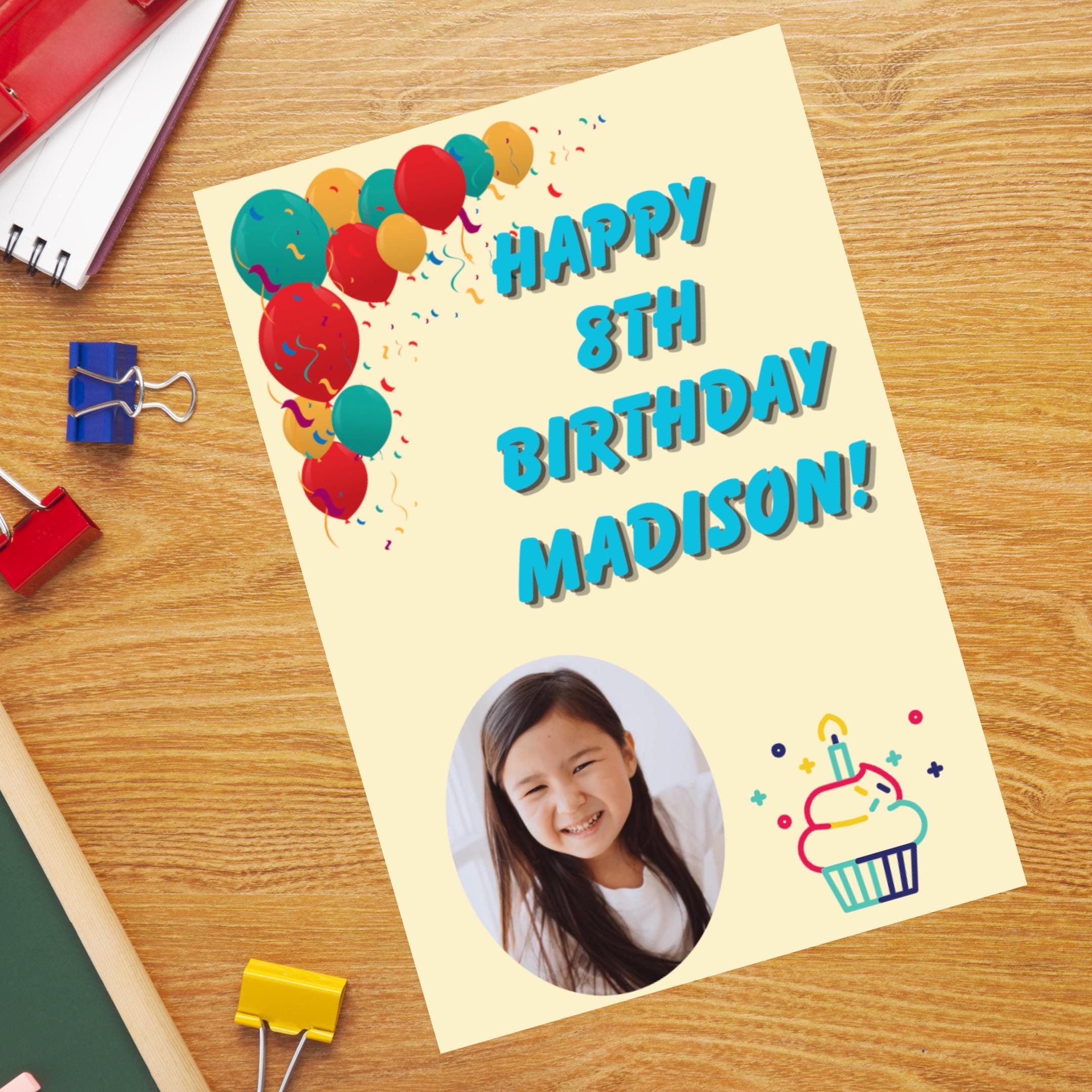 Digital Poem Birthday Greeting Card Customized Original Bday Writing ...