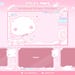 Animated Pink Cat Stream Overlay – Kawaii Vtuber Twitch Assets (digital ...
