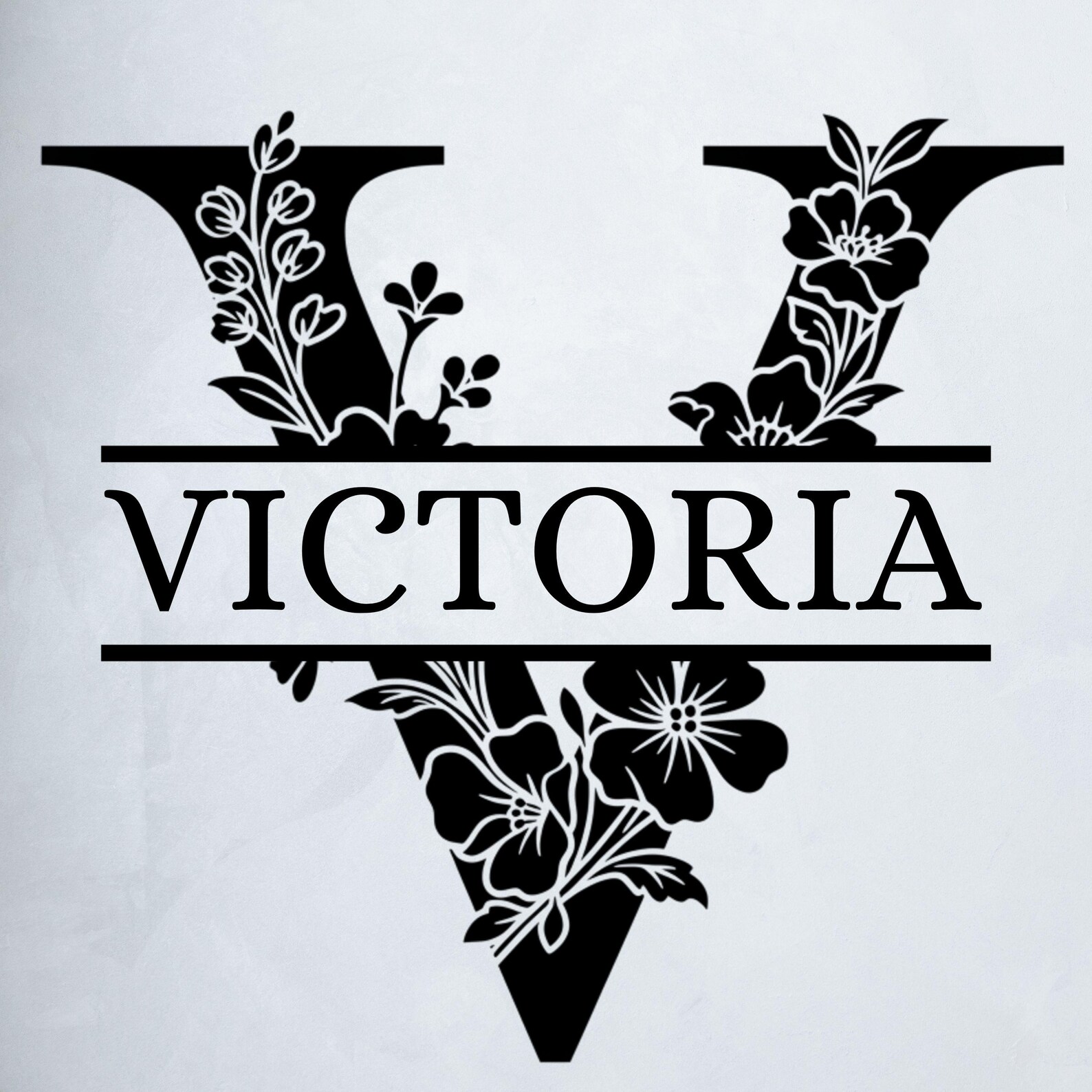 Flowers Split Monogram Png, Floral Monogram Clipart, Sunflower Letter ...