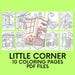 Cozy Kawaii Coloring Book, Little Corner Designs (PDF Download) - Etsy