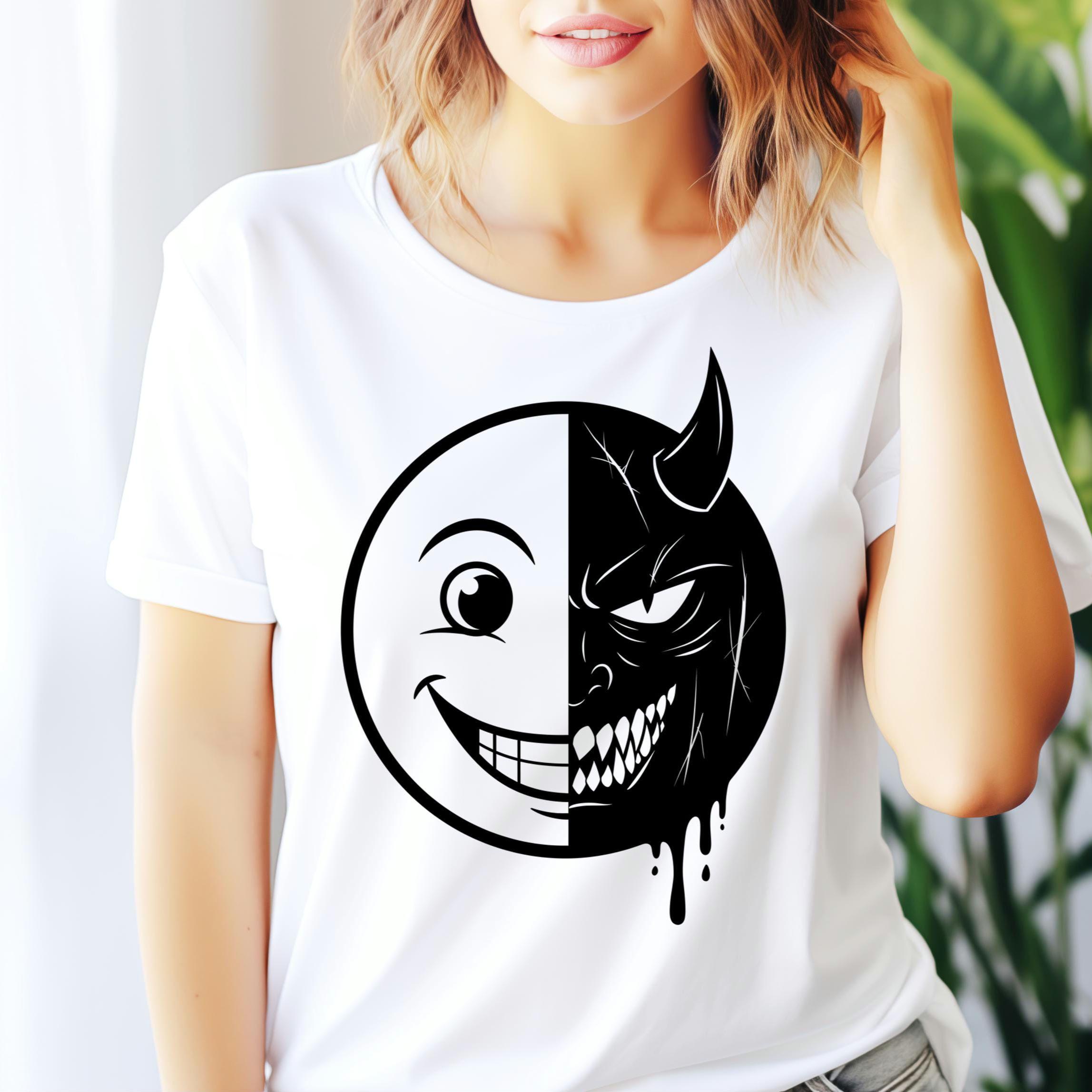 Dripping Smiley Face Svg , Scary Face SVG, Groovy Face, Halloween Svg ...