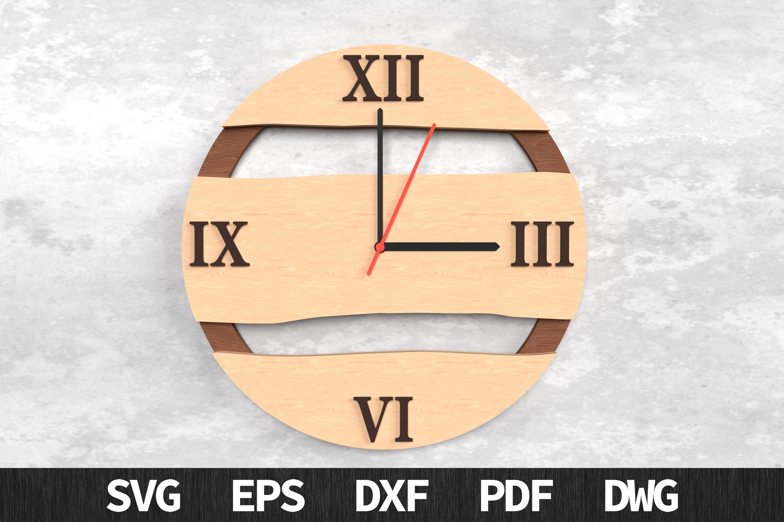 Laser Cut Clock Svg Bundle, Animal Wall Clock Svg | Bird, Owl, Snail ...