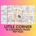 10 Little Corner Super Cute Designs of Cozy, Hygge Spaces Coloring Book ...