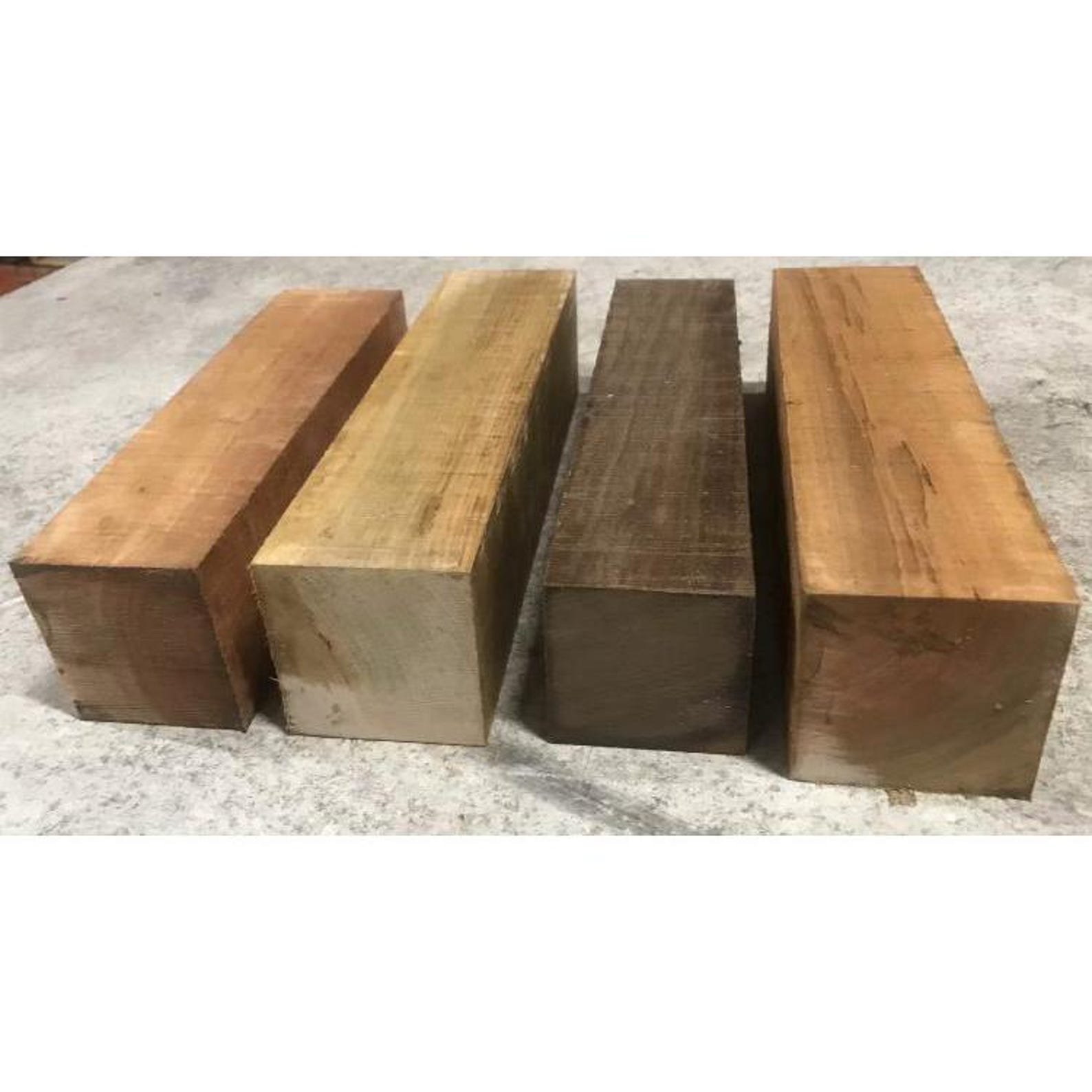 3” X 3” X 12” Turning Blanks Variety Lot Walnut Ambrosia Maple Soft ...
