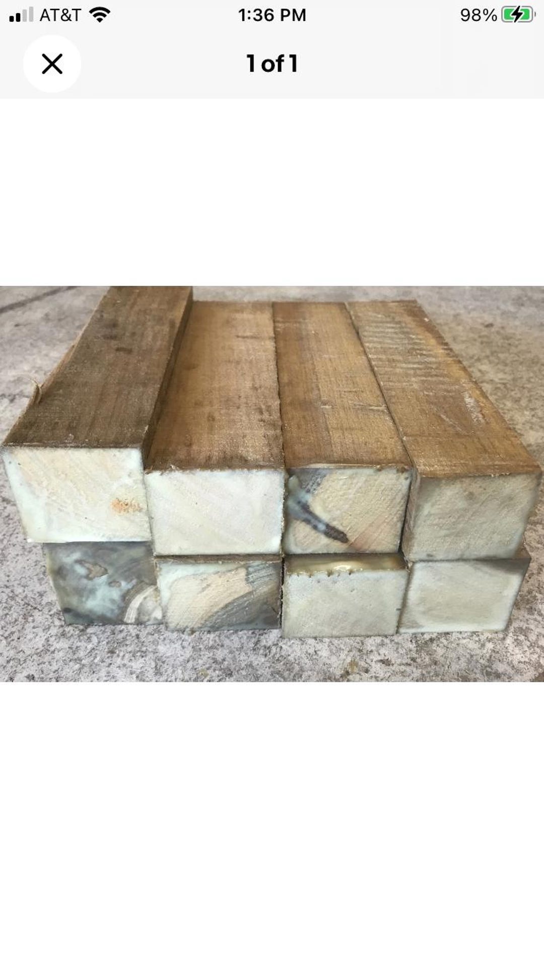2” X 2” X 8” Soft Maple Turning Blanks Whittling Blanks Sealed With Wax ...