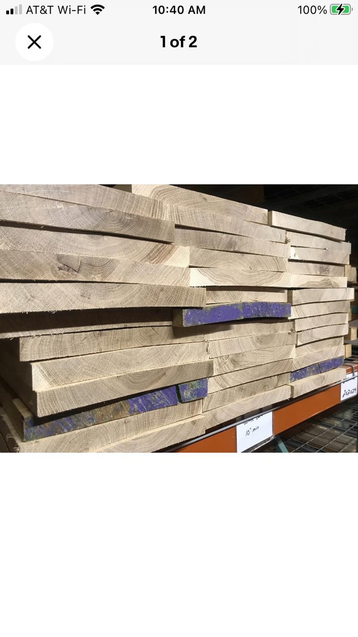 4/4 Pennsylvania WIDE White Oak Lumber 10 Board Feet #1 Common Air ...