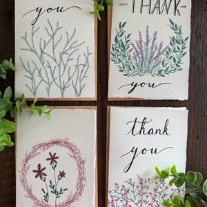 Hand-painted Assorted Watercolor Note Cards - Etsy