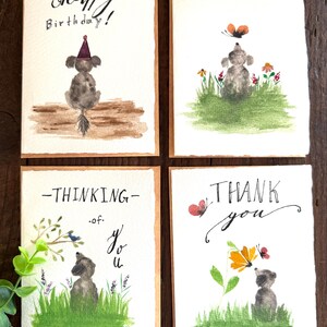 Hand-painted Assorted Watercolor Note Cards - Etsy