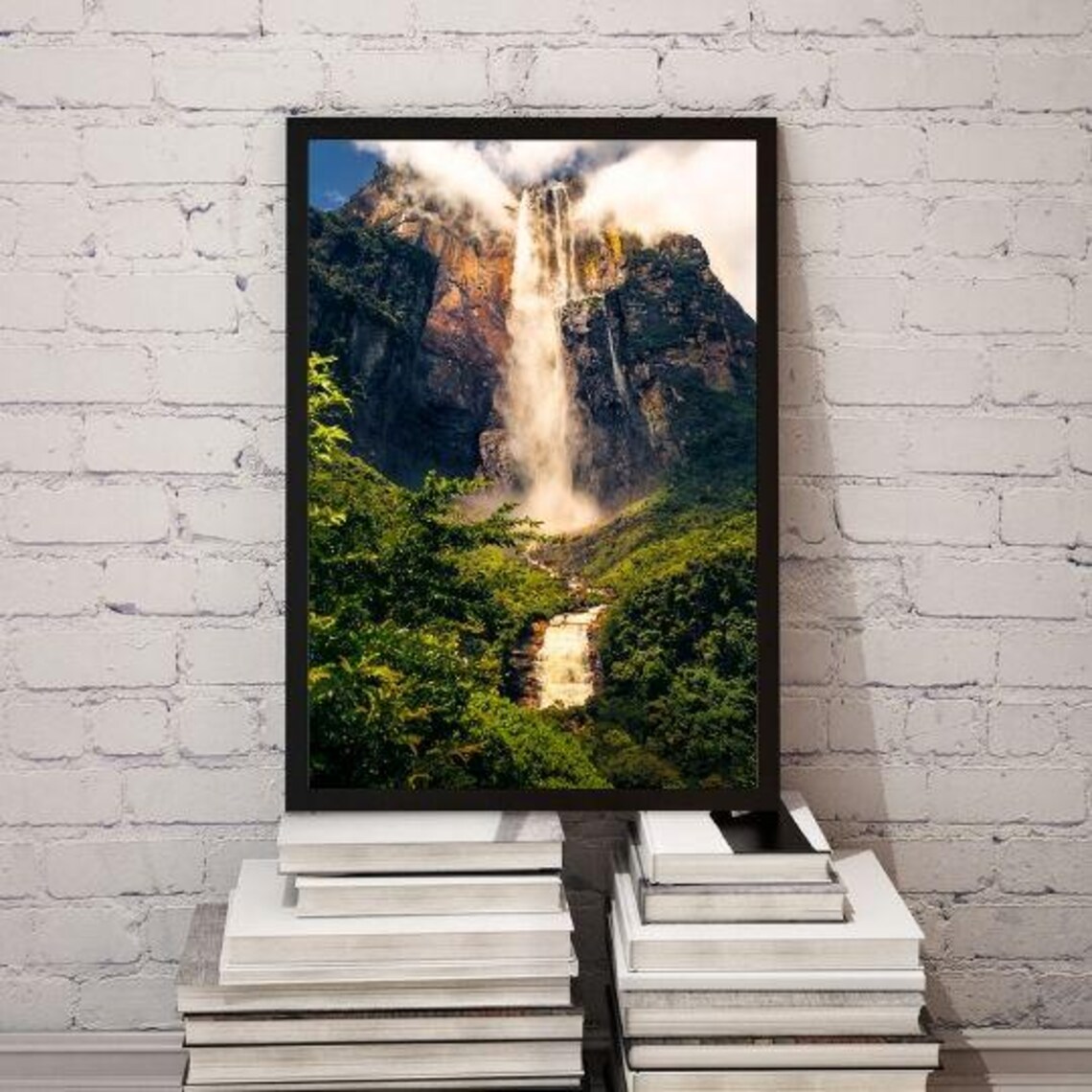 Angel Falls Wall Art – Venezuela Landscape Photography Print, Jungle ...