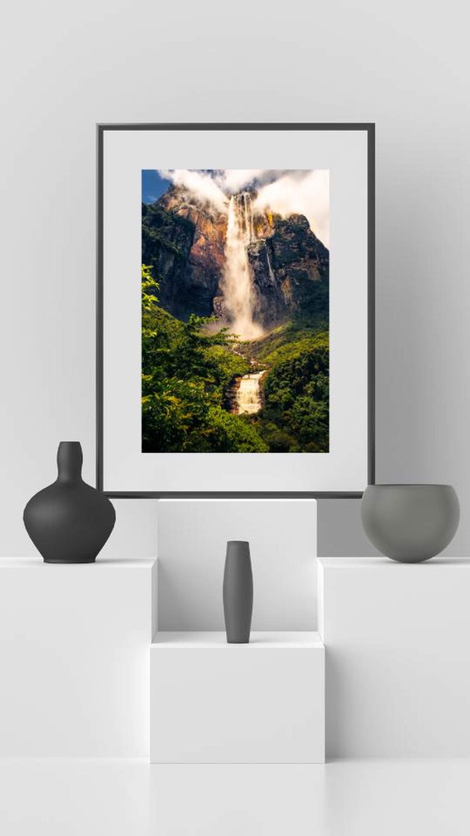 Angel Falls Wall Art – Venezuela Landscape Photography Print, Jungle ...