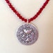 Pure Silver Poppy Pendant - Etsy