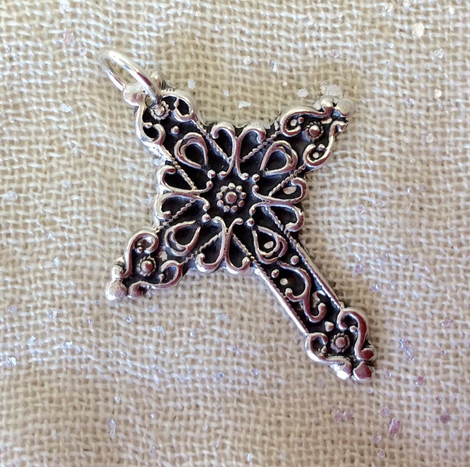 Pure Silver Cross - Etsy