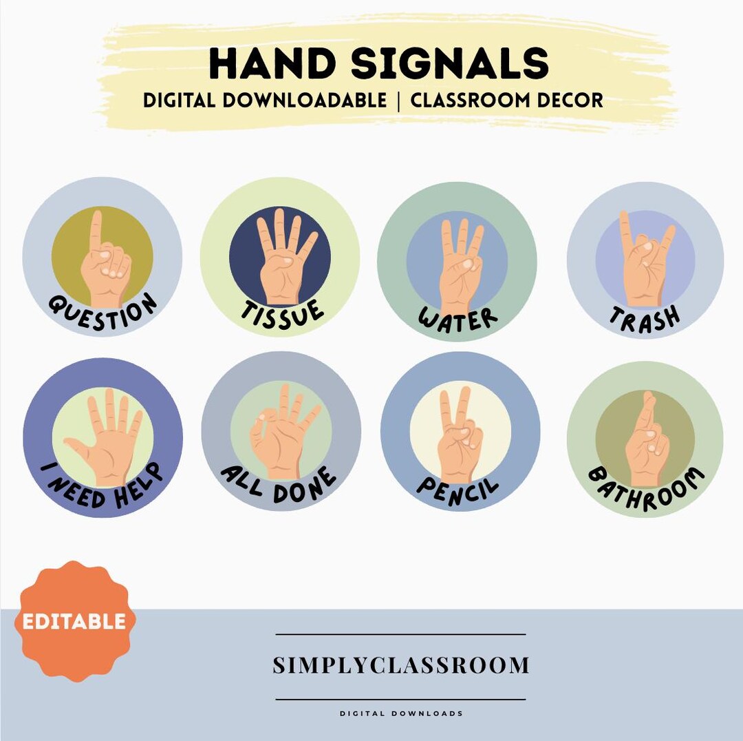 Digital, Downloadable Classroom Template | Customisable, Helpful ...