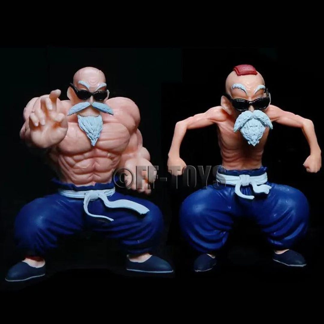 10cm Dragon Ball Master Roshi Figure Kame Sennin Figurine PVC Action ...