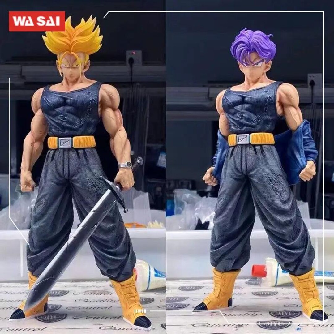 Anime Dragon Ball Trunks Figure Super Saiyan Future Trunks PVC Action ...