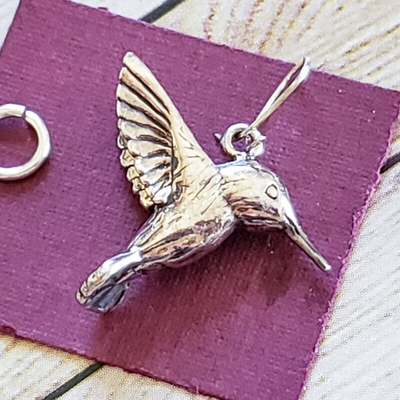 Hummingbird Charm - Etsy