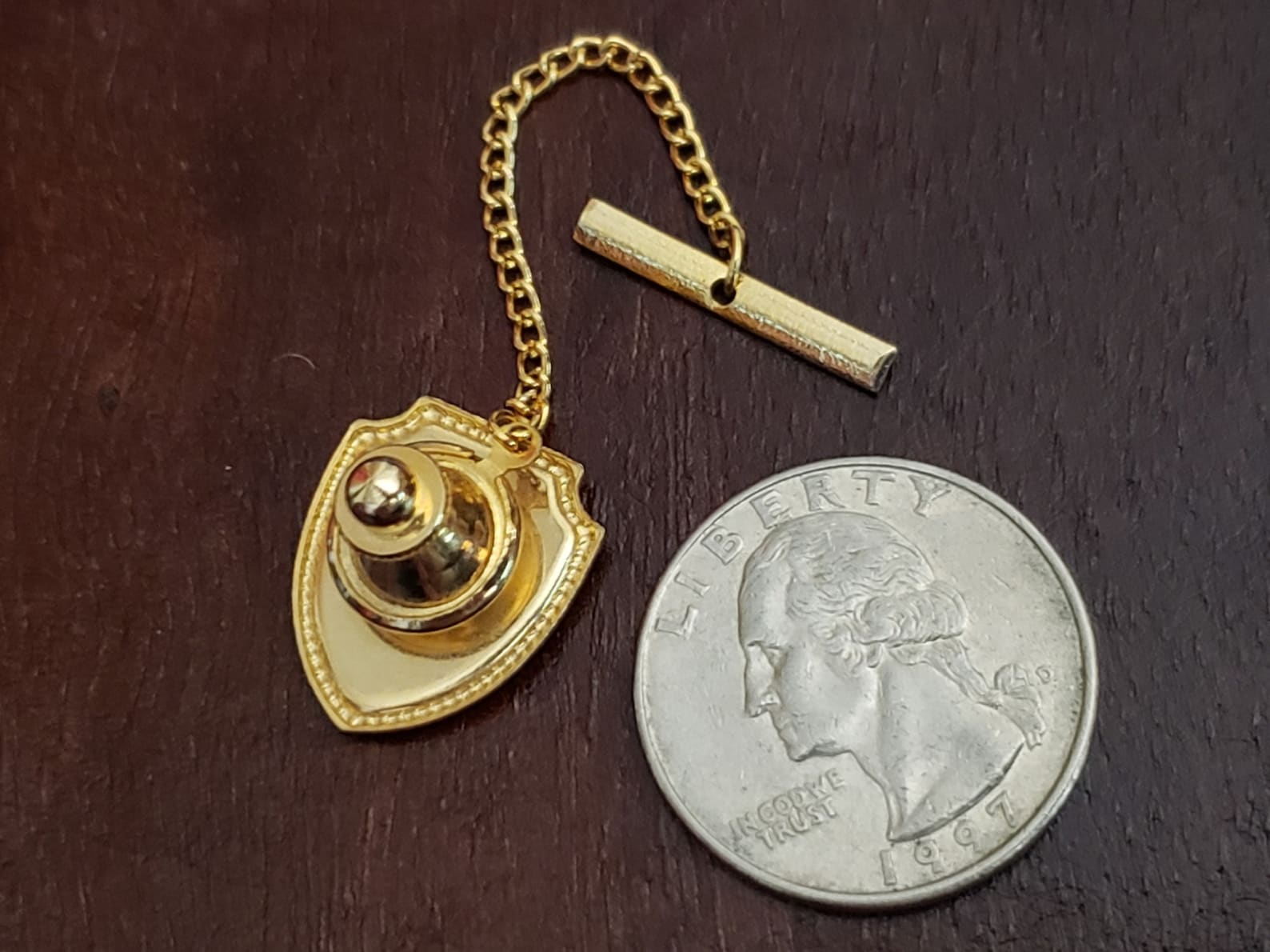 Vintage New York Empire State Building Tie Tack Pin Shield - Etsy