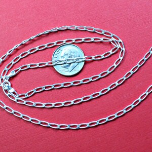 NOS Sterling Silver 21 Inch Curb Chain Necklace Solid 925 - Etsy
