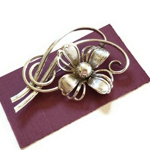 Vintage Forstner Sterling Dogwood Flower Brooch Silver Pin, Jesus ...