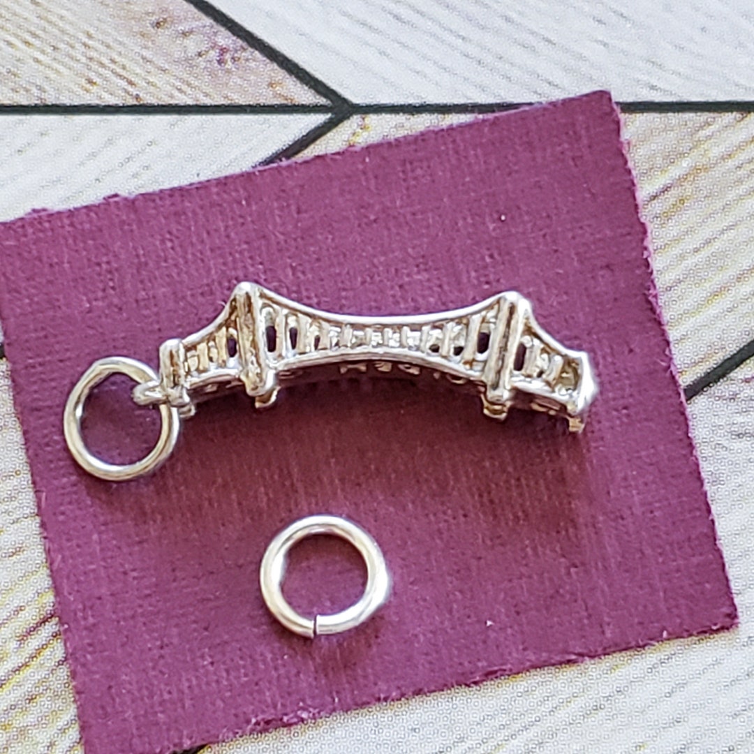 Vintage San Francisco Golden Gate Bridge Charm Sterling Silver for ...