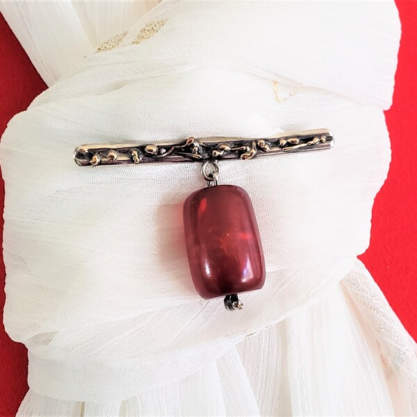 Beaded Collar Brooch - Etsy