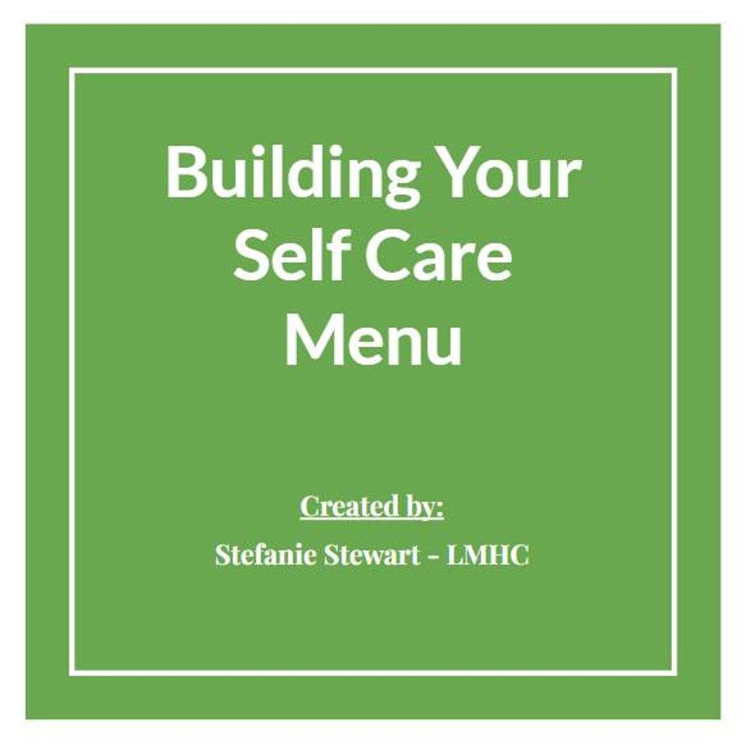 Self Care Menu Worksheet - Etsy