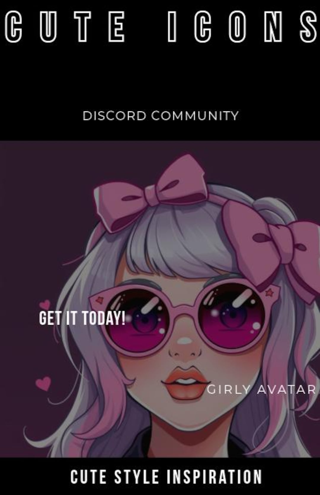 Pink Girly Discord Avatar | Cute Profile Picture Discord Servers ...