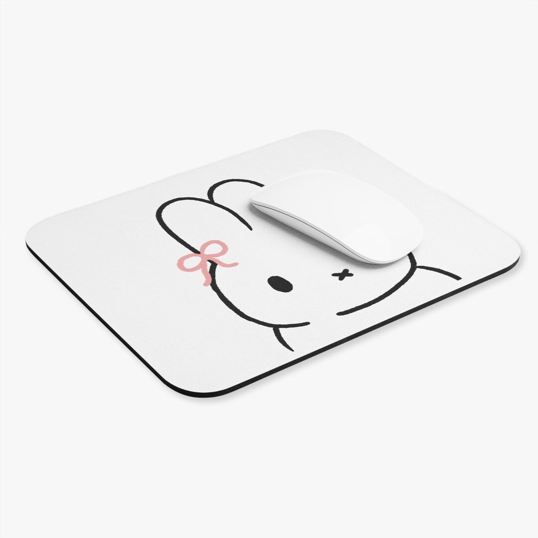 Cute Miffy Bunny Mouse Pad, Kawaii Desk Accessory, Perfect Gift for ...