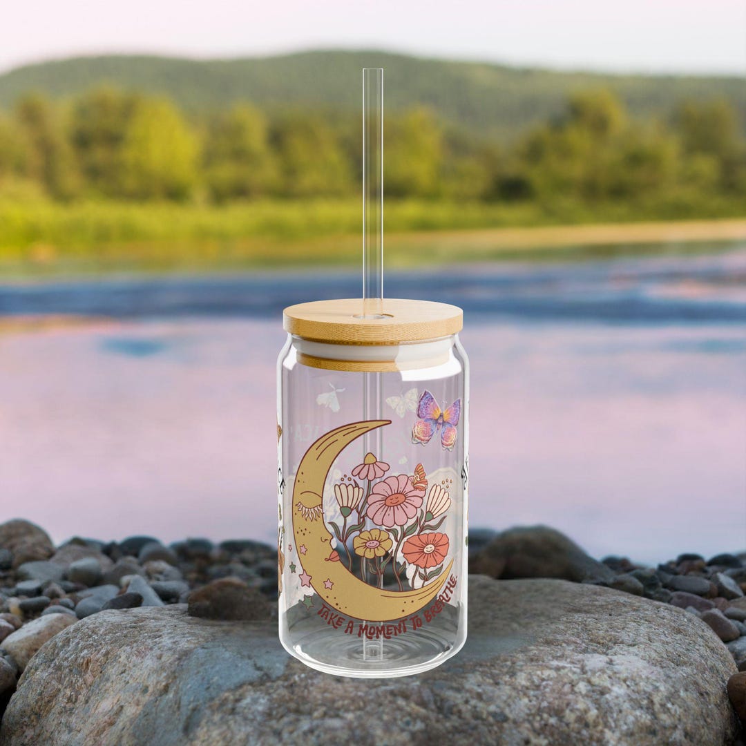 Personalized Sipper Glass,16oz - Perfect for Summer Parties, Eco ...