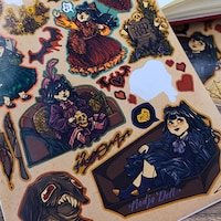 What We Do in the Shadows Vinyl Sticker: Laszlo & Nadja Bats (3x3 In ...