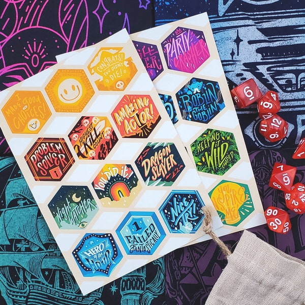 Dungeons and Dragons Class Stickers - Etsy