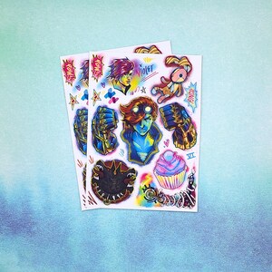 Vi Arcane Stickers: Colorful Character Art - 2 Sheet Set - Etsy