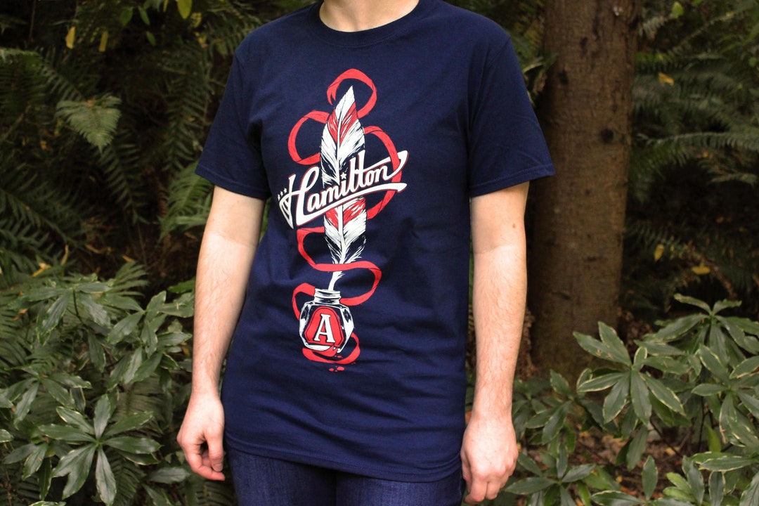 Alexander Hamilton Shirt | Hamilton Quill T-shirt for Broadway Musical ...