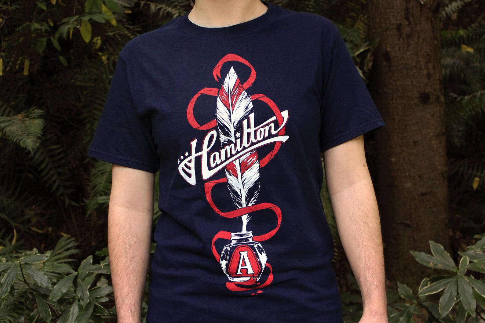 Alexander Hamilton Shirt | Hamilton Quill T-shirt for Broadway Musical ...