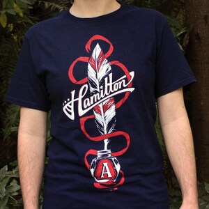 Alexander Hamilton Shirt | Hamilton Quill T-shirt for Broadway Musical ...