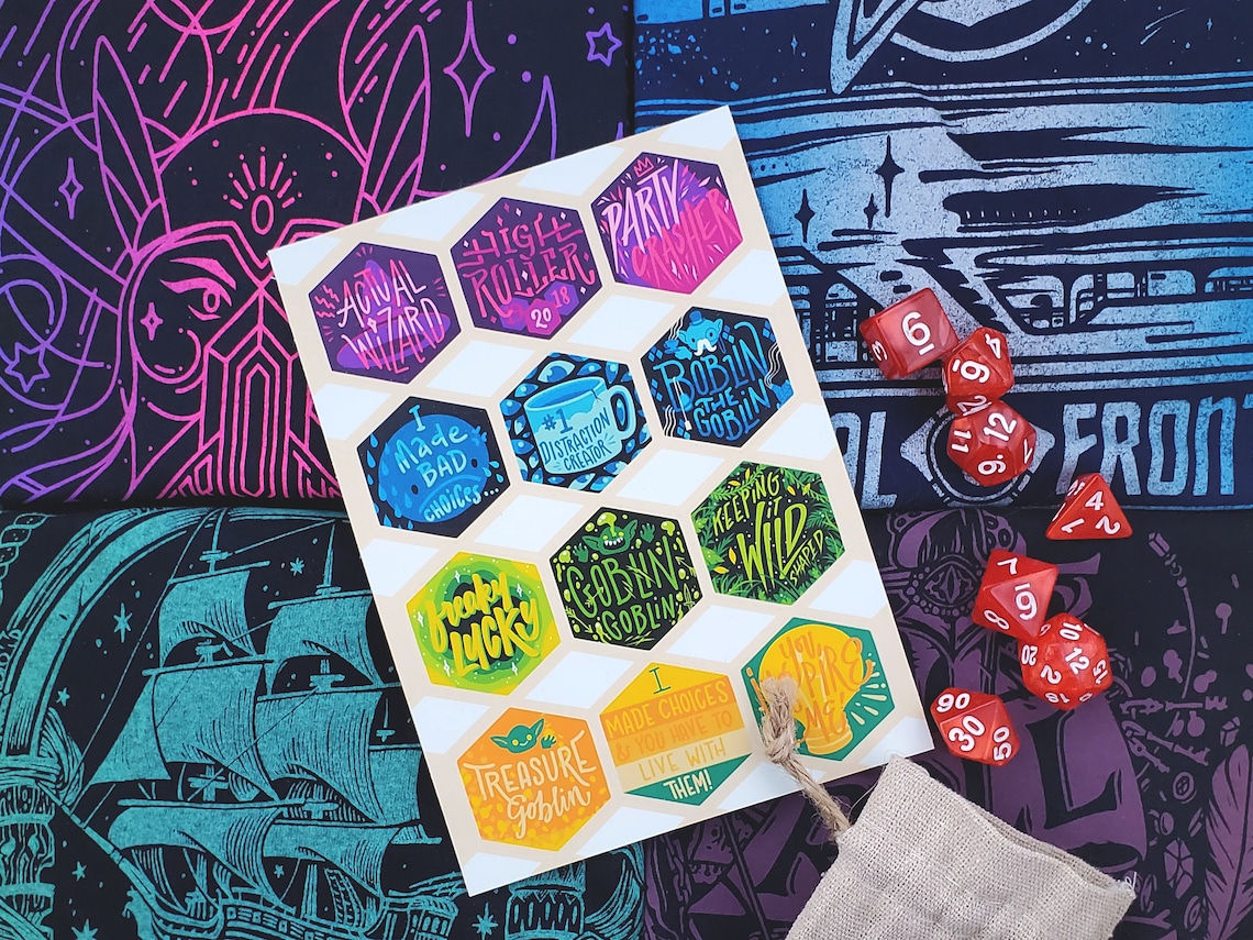 Dungeon Master Stickers Dungeons and Dragons DM Reward - Etsy